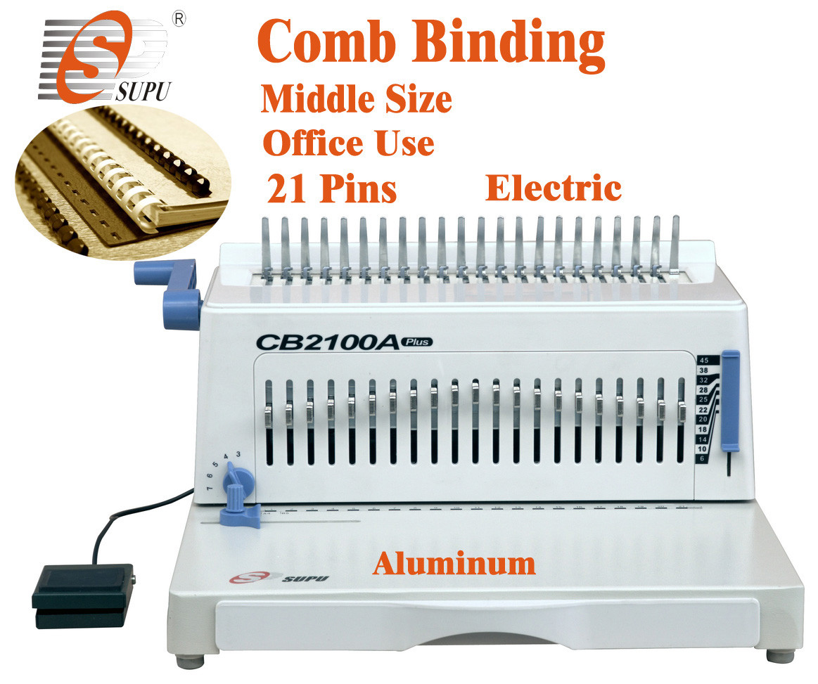 Electric plastic ring binding machine(CB2100A ) | more | SUPU