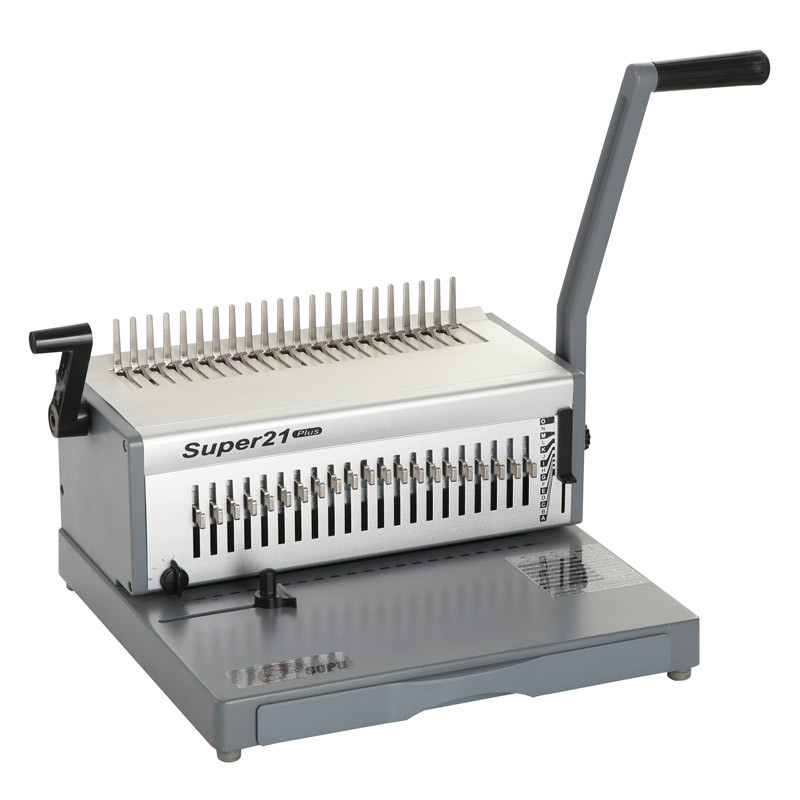 Heavy duty Manual Comb binding Machine SUPER21 PLUS | more | SUPU