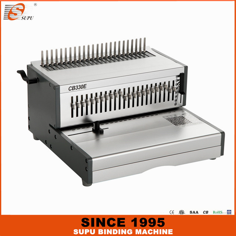SUPU Heavy Duty A4 Size Electric Comb Binding Machine Model CB330E | Comb Binding Systems | SUPU