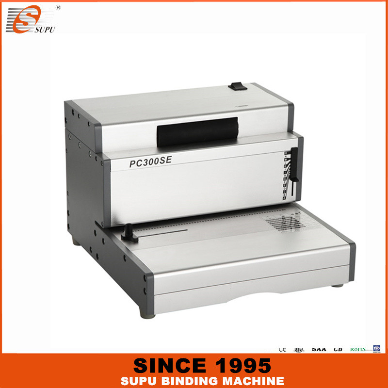 SUPU Electric Office Single Spiral Coil Binding Machine PC300SE | Spiral Binding Systems | SUPU