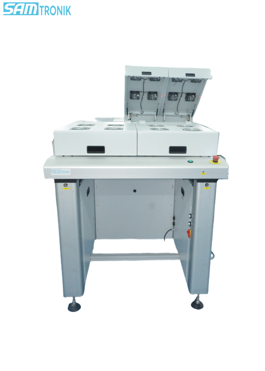 PCB Inspection Conveyor with cooling fan(European type) | Pcb conveyor systems | SAMTRONIK