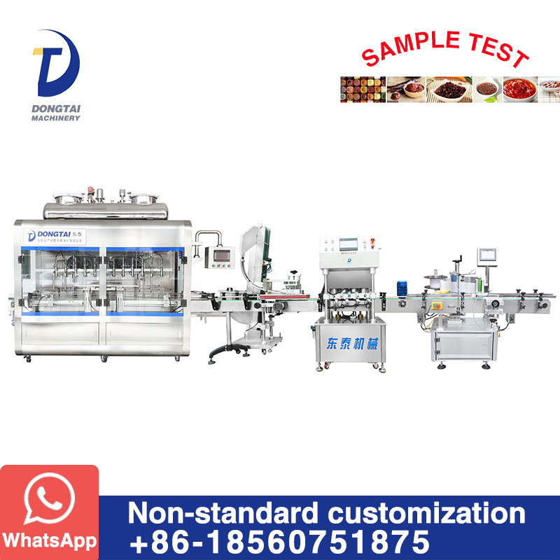 Automatic chocolate paste/tomato paste filling machine production line ...