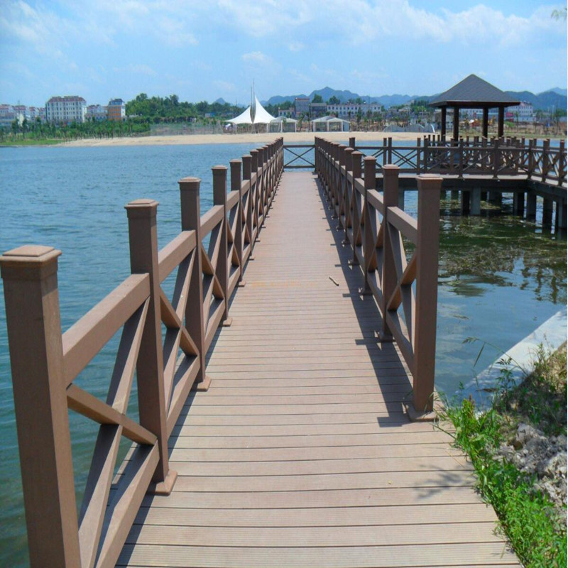 wpc composite stair railing/garden railing/playground railing outdoor ...