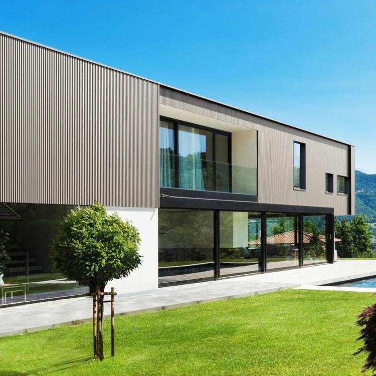 Exterior Outdoor Wall Wpc Co-extruded Fluted Cladding Panel ...