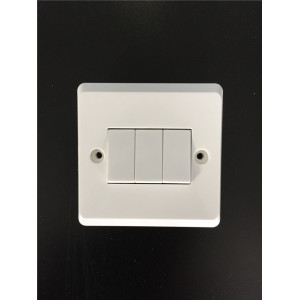 3 Gang Plate Switch 10AX 250V | SWE