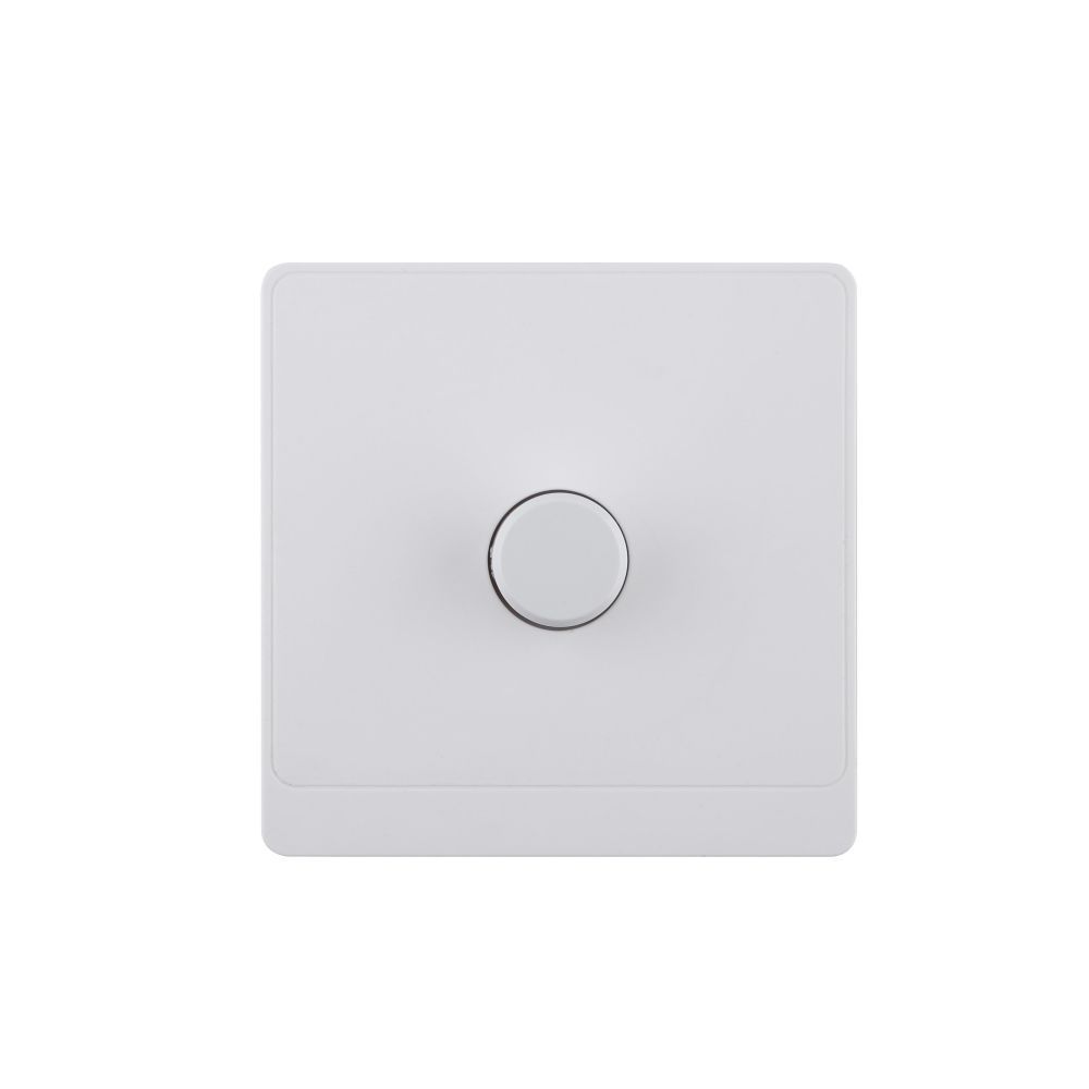 1 Gang 1 Way/2 Way Wall Dimmer Switch 250V~ 500W (PC Panel, 4 Colors ...