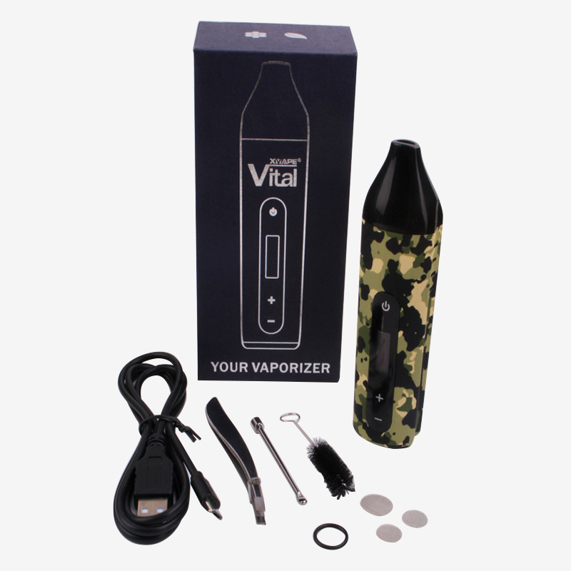 XMAX Vital Camouflage dry herb vapor atomizer dry herb vaporizer with ...