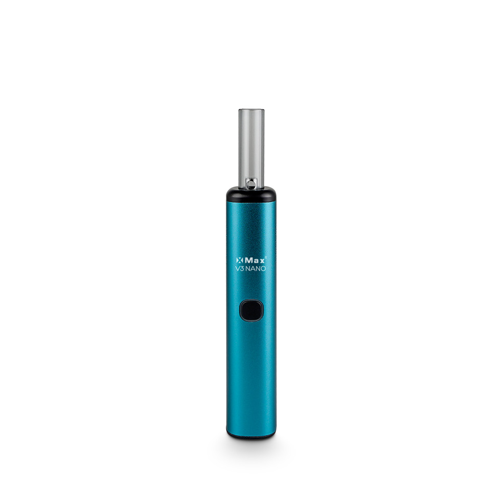 XMAX V3 NANO Elegant Pen Size Hybrid Dry Herb Vaporizer in Blue | XMAX ...