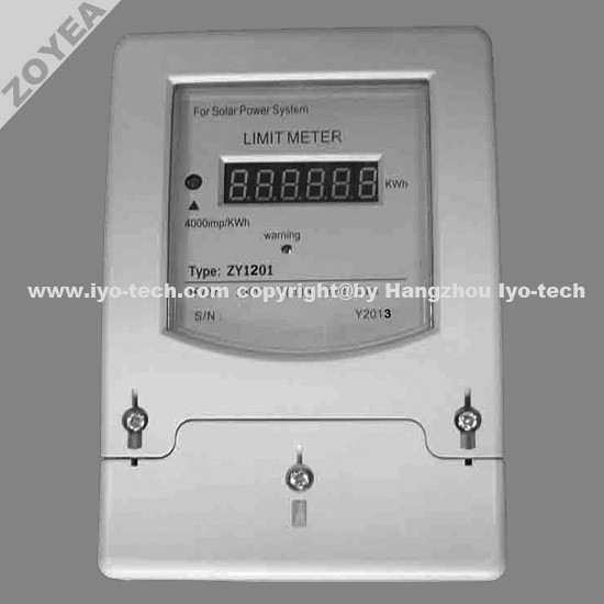 ZY1201 SOLAR POWER LIMITING ENERGI METER / LIMIT METER / ENERGI LIMITER ...