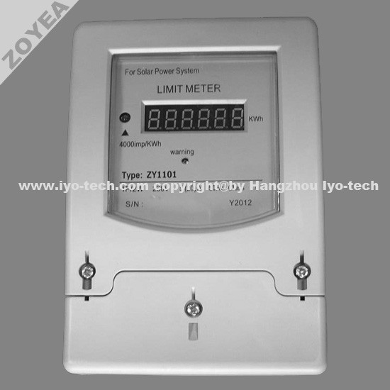 ZY1101 SOLAR POWER LIMITING ENERGY METER / LIMIT METER / ENERGY LIMITER ...