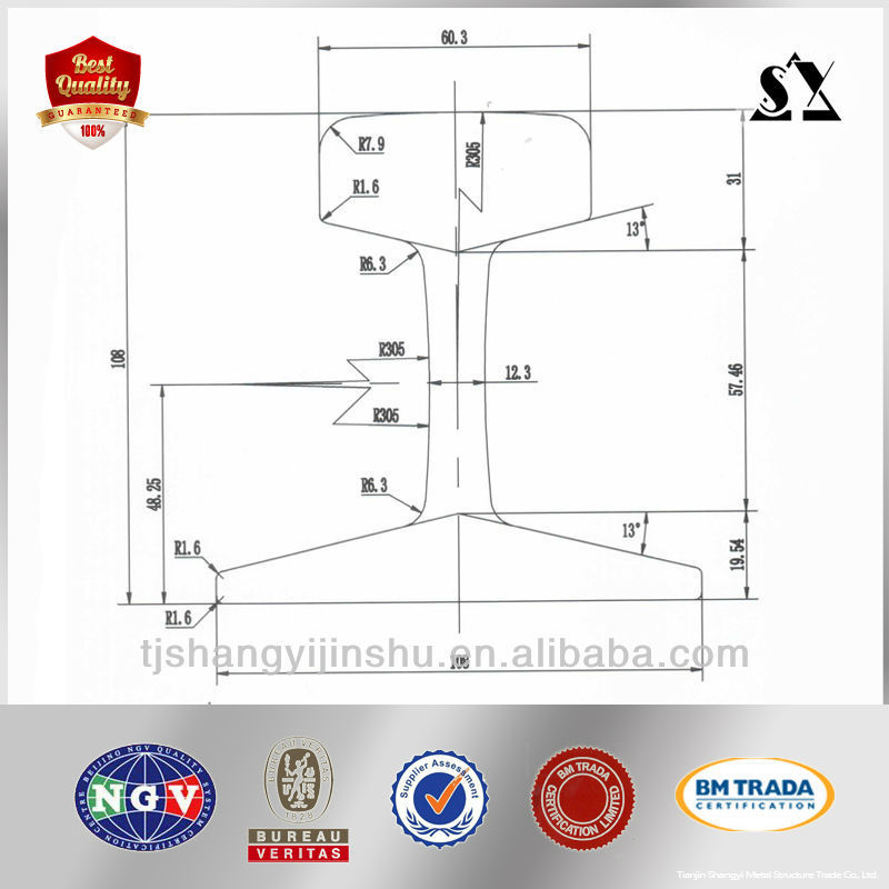 Din 5901-1995 S30 Steel Rail,China rail Supplier & Manufacturer ...