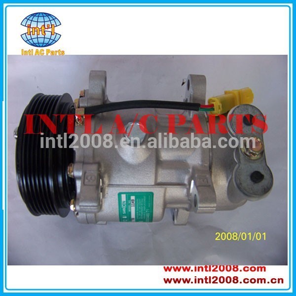 Sd6v12 auto compressor da ca para peugeot 206 307 aircon citroen c3 1.1 ...