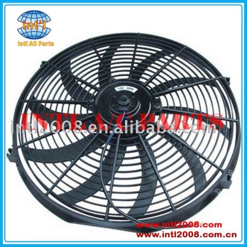 universal Condenser fan cooling fan 16 inch 12V/24V electric motor fan ...