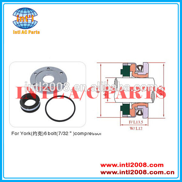 SHAFT SEAL KIT for YORK 206 209 210 A C COMPRESSOR 6 BOLT | Shaft Seal ...