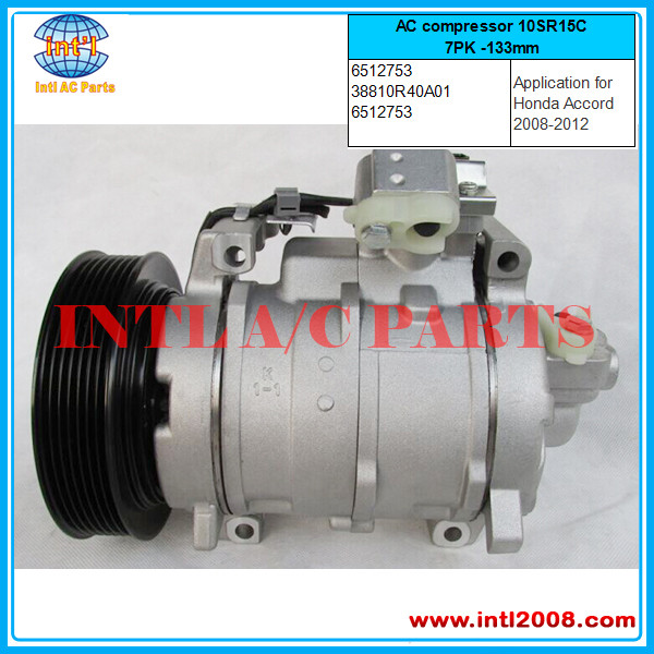Honda Accord 2.4 3.5L AC compressor 10SR15C(replace one 10S17C ) 7PK ...