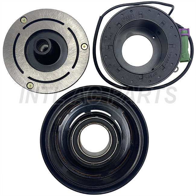 auto a/c compressor clutch for 10P17C AUDI A6 2.4 2.8 6PK 126mm 12V ...