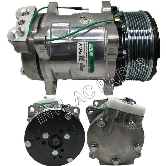 Genuine AC Compressor For 5h14 Sanden 508 Tractor Excavator Heavy Duty ...