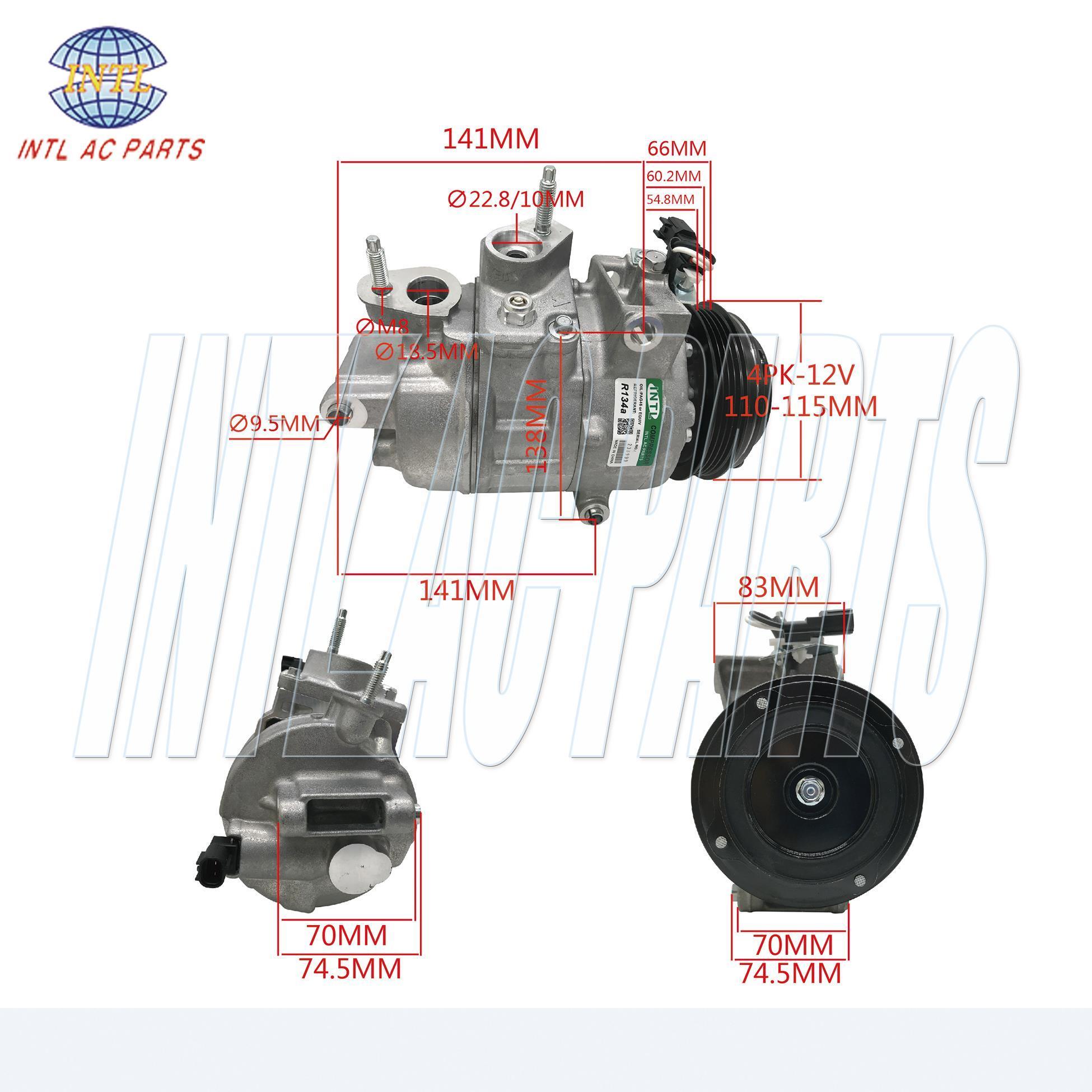 DS7H19D629C DS7Z19703B JG9Z19703A JS7Z19703A AC Compressor for Ford ...