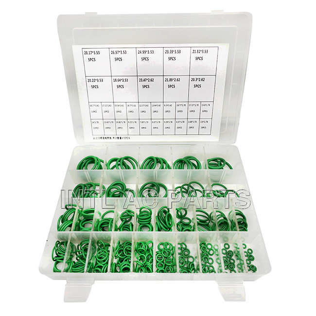 Car Air Conditioning O-Ring Assortment Set with Valve Core Removal Tool ...