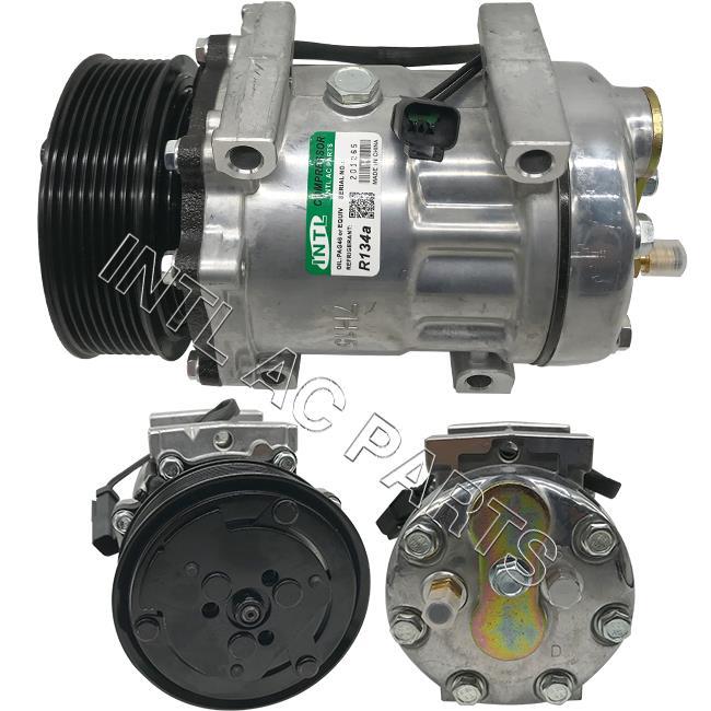 SD7H15 Auto Ac Compressor FOR Caterpillar Bagger 416E 420E Sanden 4021 ...