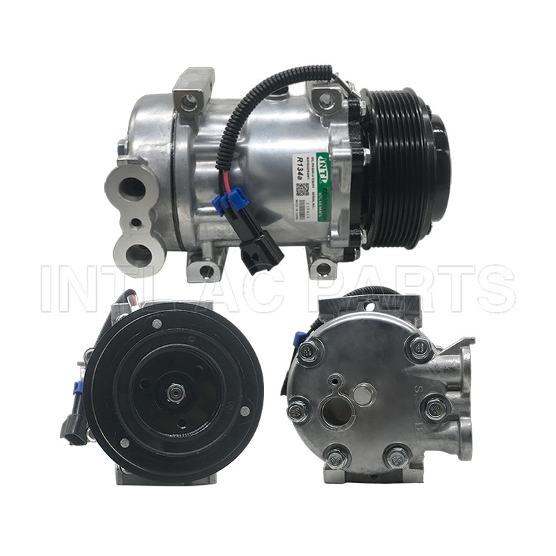 AIRCON Compressor SANDEN 4314 SD7H15SHD 4314 PV8 119mm 12V VERT PAD ...