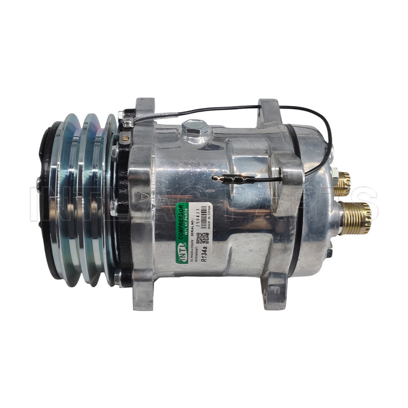 NEW HOLLAND/CASE/IH 521 525 527 AIR CONDITIONING COMPRESSOR SANDEN ...