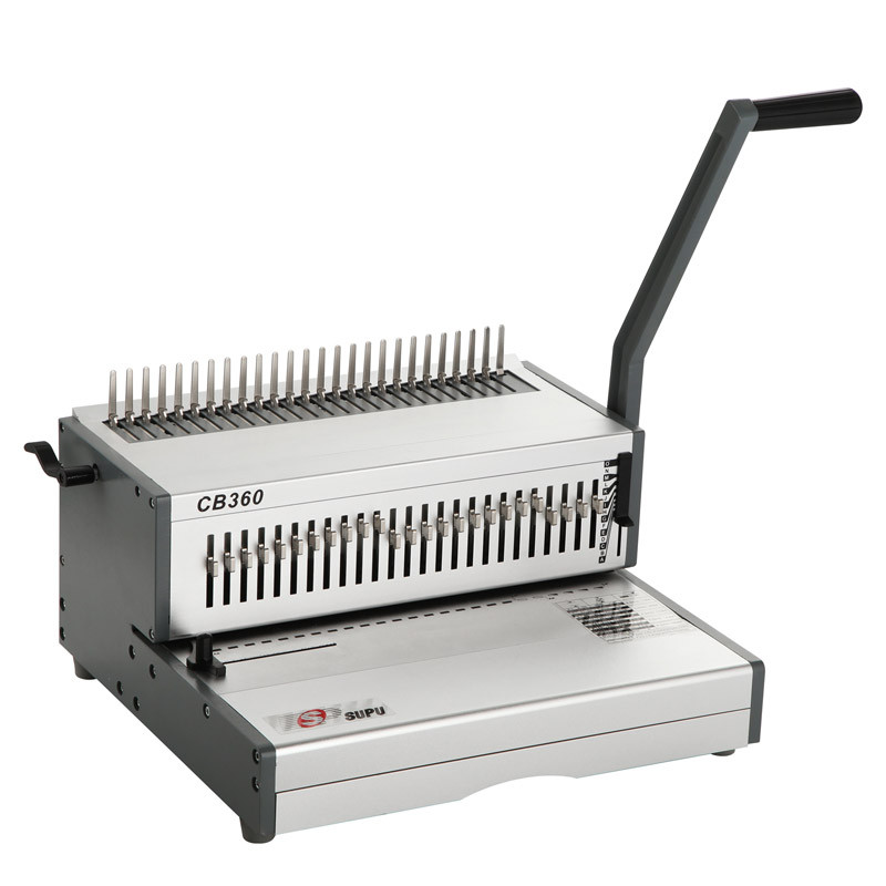 36CM Manul Heavy Duty Comb Binding Machine CB360 | Manual comb binding ...