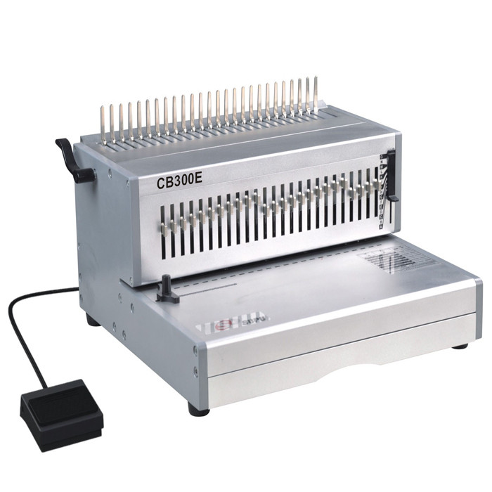 A4 Size Electric Heavy Duty Comb Binding Machine CB300E | Electric comb binding machine | SUPU