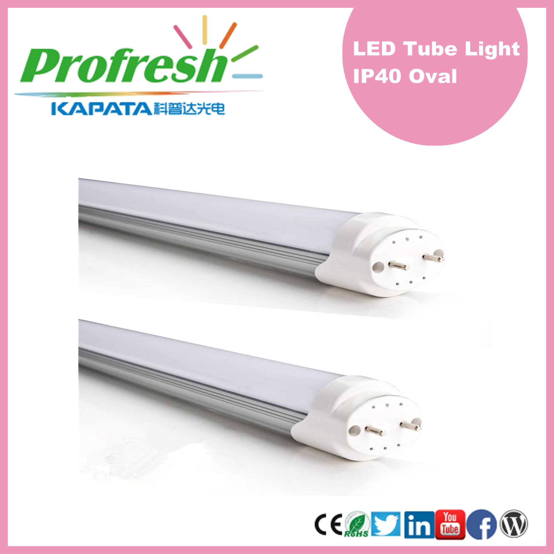 Specialized retail 1500mm 22Watts LED T8 tube light for Food Display ...