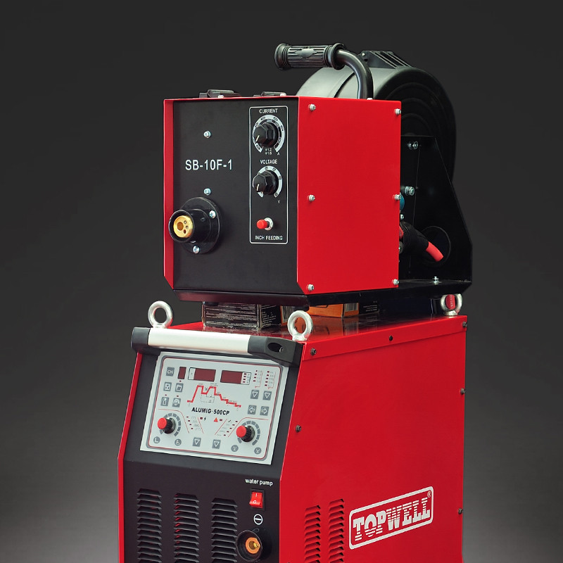 TOPWELL Multi-functions Synergic MIG/MMA Welding Machine ALUMIG-350CP ...
