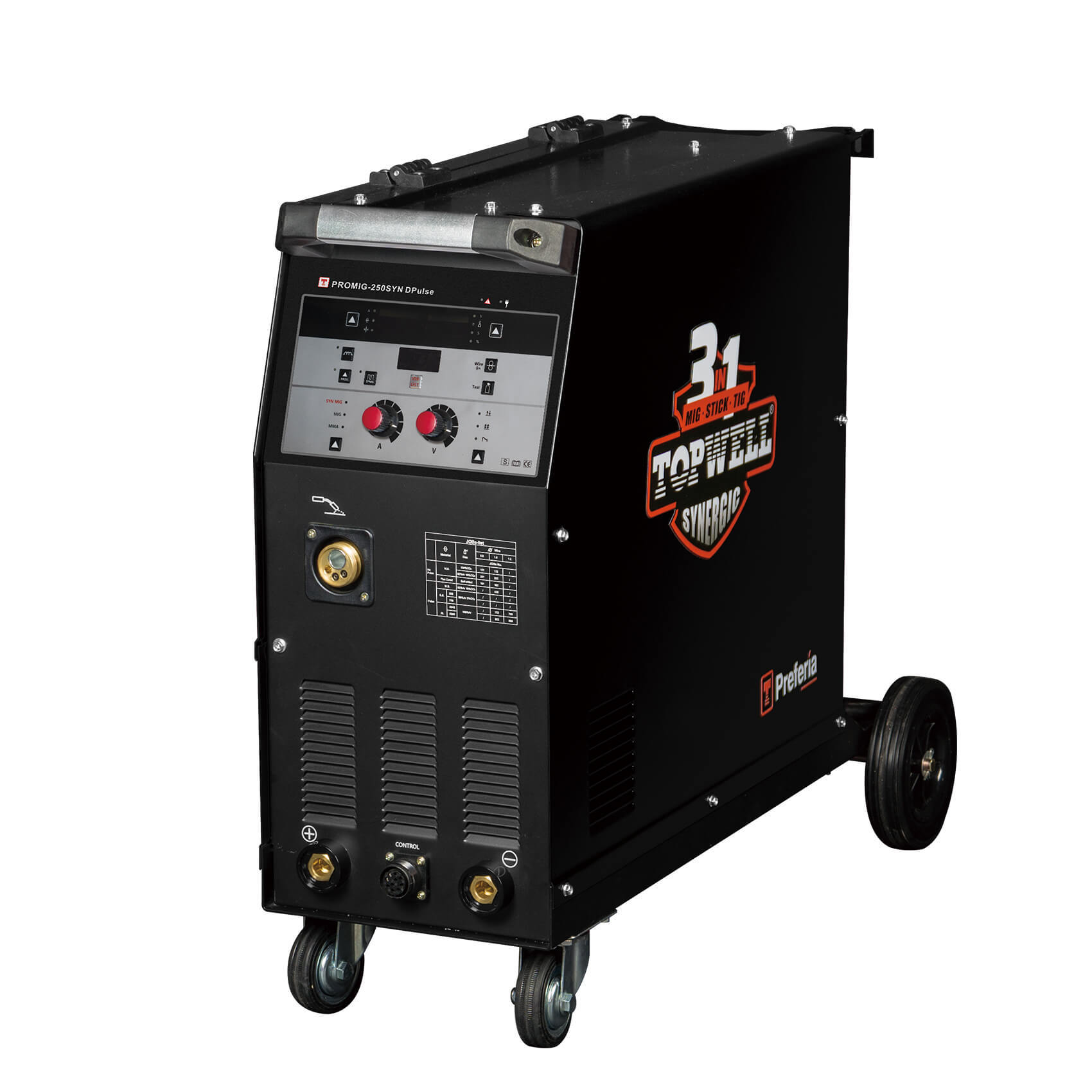 Topwell 250amp double pulse mig welder PROMIG-250SYN DPULSE | All ...