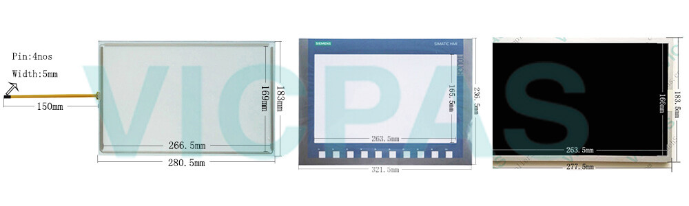 6AV2123-2MB03-0AX0 Siemens Simatic HMI KTP1200 Basic Panel | VICPAS