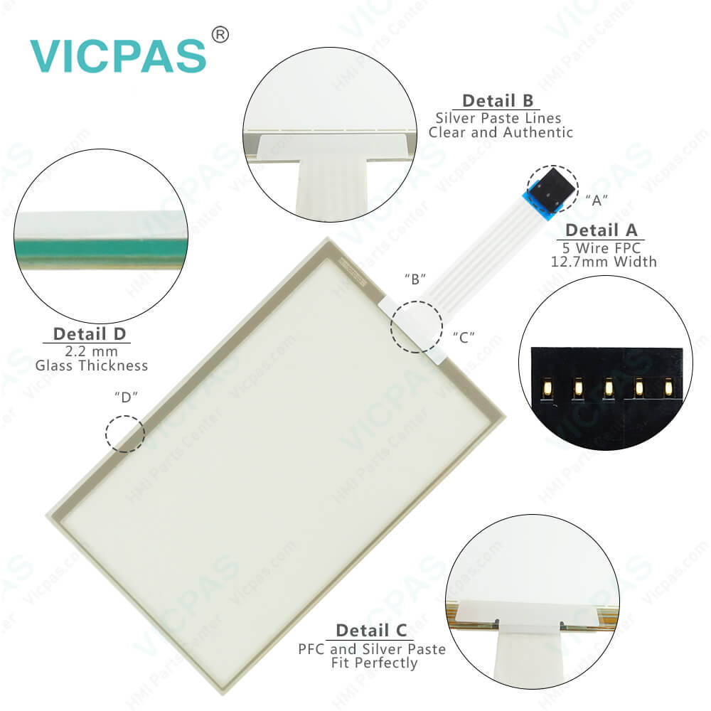 AMT28199 touch panel membrane replacement repair | VICPAS