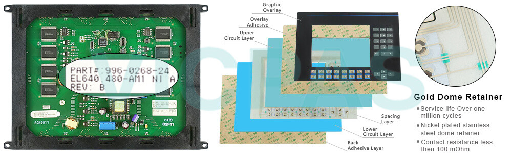 2711-K10G20 PanelView 1000 Membrane Keypad Switch - Buy 2711-K10G20 ...