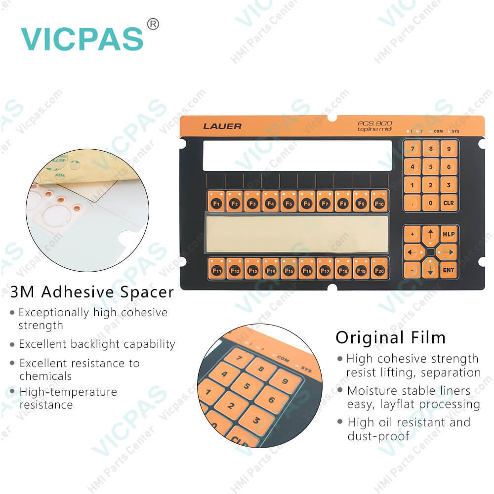 Systeme Lauer PCS 900 WIN PCS-900.202.6 Keypad Membrane | Lauer | VICPAS