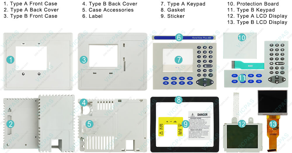 2711P-K4M20D8 PanelView Plus 6 Membrane Keyboard Keypad | Panelview ...