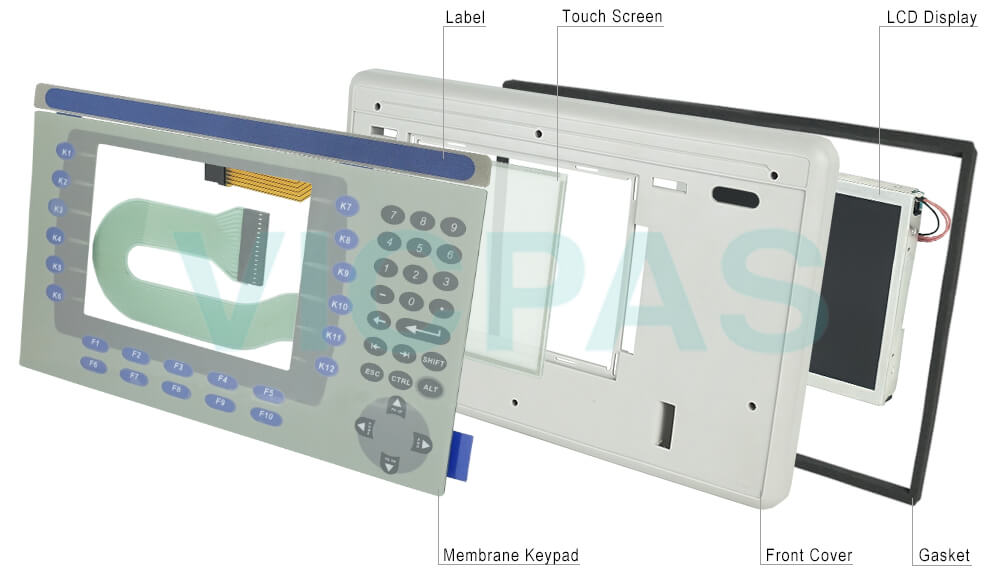 2711P-B7C10D6 HMI Panel Glass Switch Membrane LCD HMI Case | PanelView ...