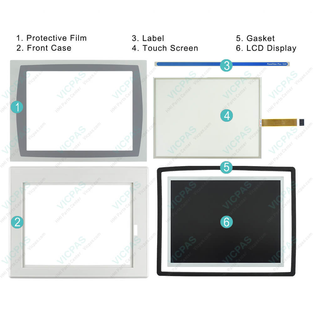 2711P-T15C6A6 Touch Glass Protective Film HMI Case | PanelView Plus ...