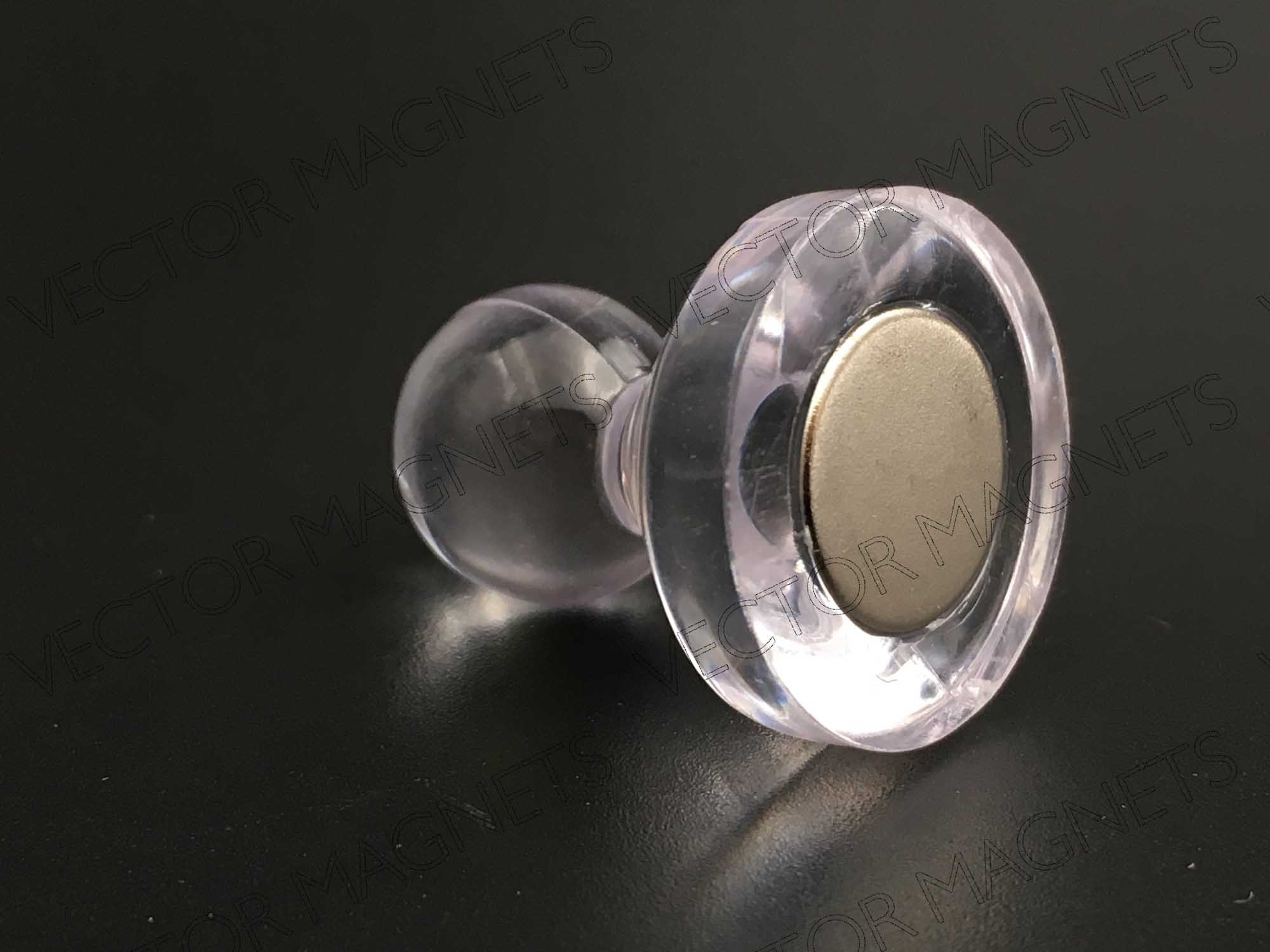 cone magnets with acrylic housing | Pin Magnet | Vector Magnets