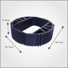 Custom Aluminum Profile material Extruded Aluminum sun flower Heatsinks ...