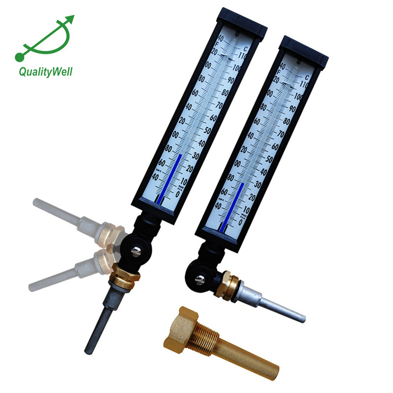 Industrial adjustable angle glass thermometer AGT-A | Glass Thermometer ...