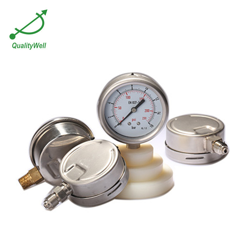 Bayonet bezel oil filled pressure gauge PG400OVB | Pressure Gauge ...