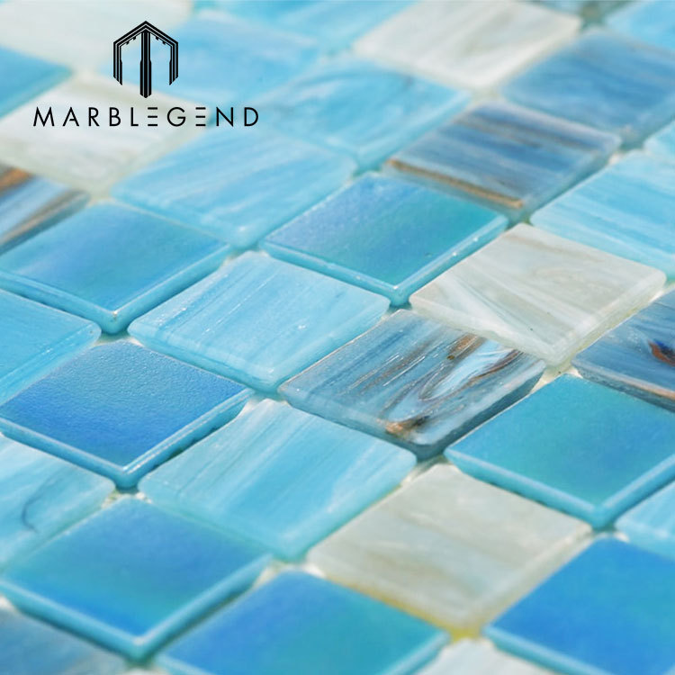 pool mosaic tile supplier custom aquablu glass mosaic swimming pool ...