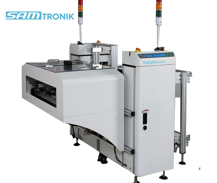 SAMTRONIK High performance Dual rail Magazine unloader | Loader & Unloader | Samtronik PCB ...