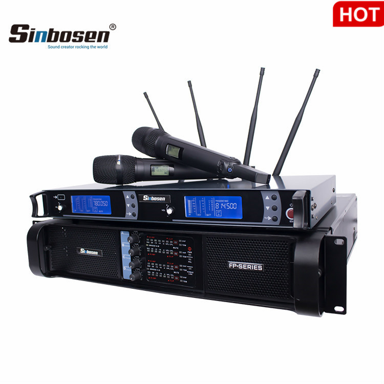 FP10000Q power amplifier SKM9000 uhf wireless microphone professional system for stage singing ...