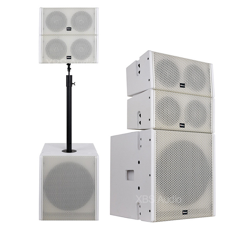 Mini line array Professional Sound System Double 5 inch coaxial Speaker ...