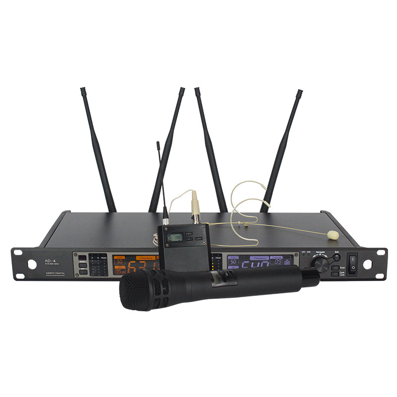 Sinbosen AD4D UHF Headphone Microphone Wireless transmitter belt pack ...