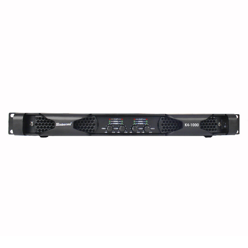 Sinbosen k4-1000 1000 watt 4 channel professional 1u class d digital 4 ...