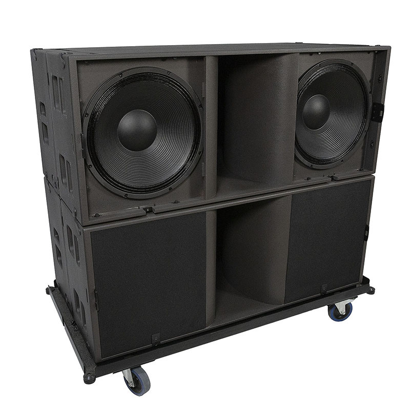 Double 18 inch subwoofer super bass for outdoor indoor event ...