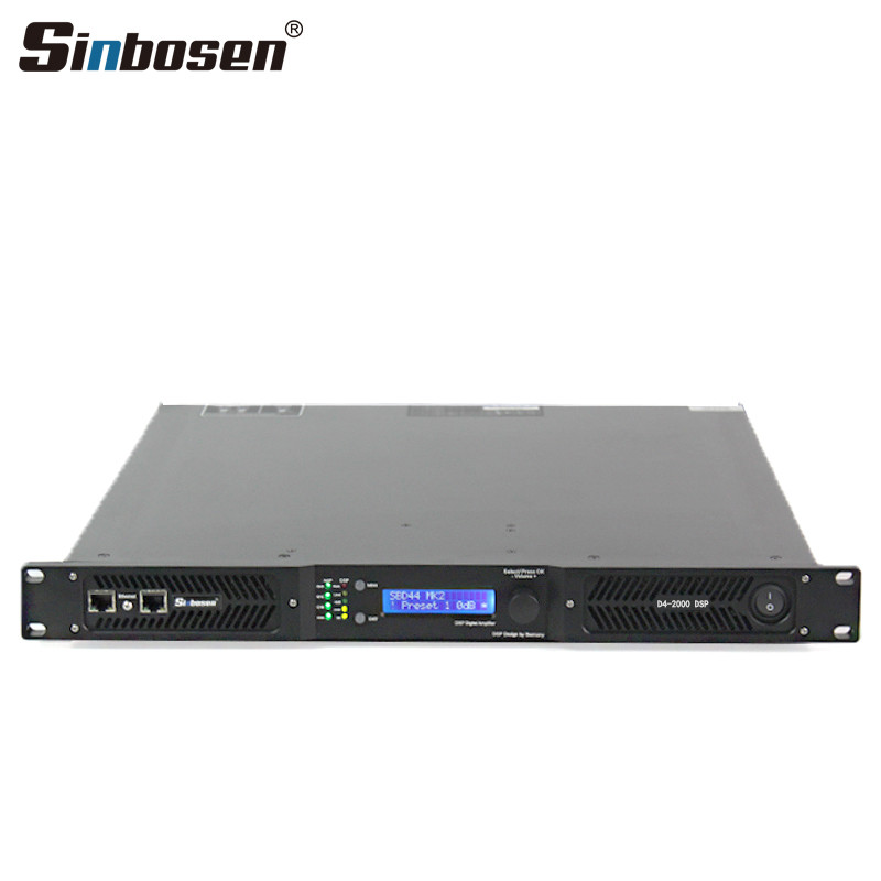 D4-2000 DSP 2000W @8ohms Class D Professional Audio Amplifier | 1U 2 ohms DIGITAL AMPLIFIER ...